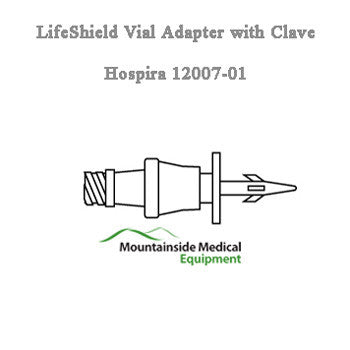 Hospira LifeShield Vial Adapter with Clave, 50/Case — Mountainside ...