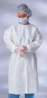 Isolation Gowns, Impervious Poly Coated, White, 50/case — Mountainside ...