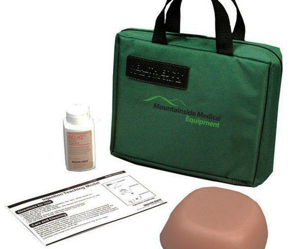 Flesh-Like Injection Teaching Set with Carrying Case — Mountainside Medical