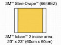 3M™ IOBAN™ 2 Antimicrobial Incise Drape 35” x 23” 10/box — Mountainside ...