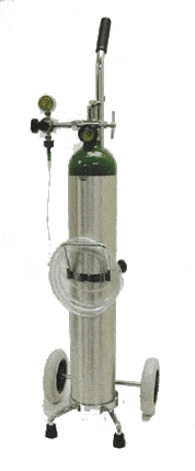 Aluminum Oxygen Kit, Empty, 685 Liter — Mountainside Medical