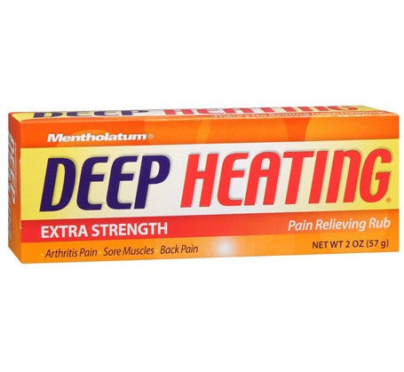 Mentholatum Deep Heating Pain Relief Muscle Rub, 2 oz — Mountainside ...