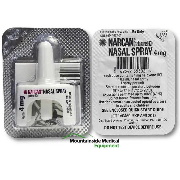 Narcan | OTC Narcan Nasal Spray 4 mg — Mountainside Medical Equipment