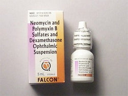Neomycin Polymyxin B Sulfates Dexamethasone Ophthalmic Suspension (RX ...