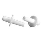 Oxygen Tubing / Hose Connectors, White 50/Box — Mountainside Medical ...