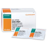 No-Sting Skin Prep Wipes, 50/box, Smith & Nephew — Mountainside Medical ...