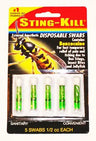 Sting Kill Anesthetic Pain Swabs Instant Pain + Itch Relief From Bee S ...