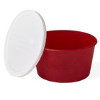 Stool Sample Fecal Specimen Cups, Red 250/Case — Mountainside