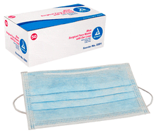 Earloop Masks: Blue, 50/Box - Health & Safety Essential — Mountainside ...