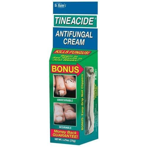 Tineacide Antifungal Foot & Nail Cream 1.25 oz — Mountainside Medical ...