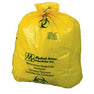 Disposable Yellow Infectious Linen Bags with Biohazard Symbol 250/Case ...